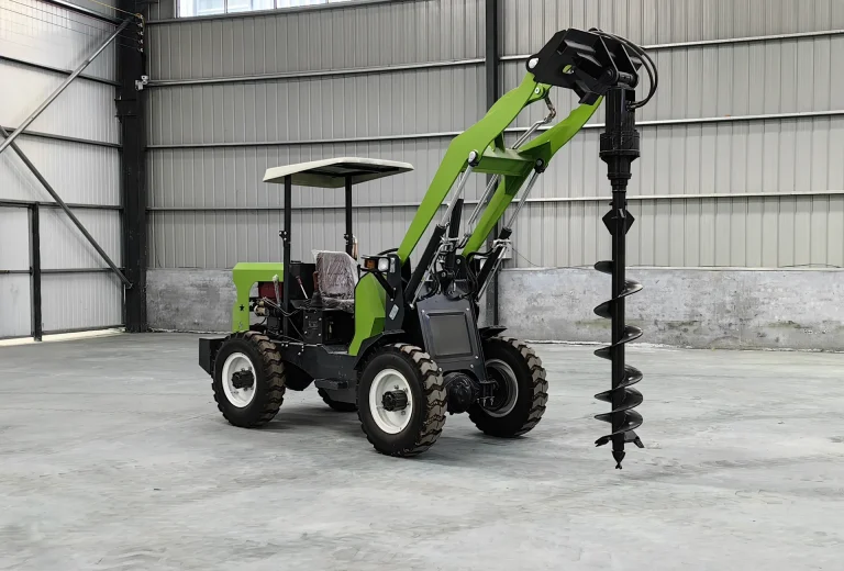 910 Compact Loader with Tree Pit Auger - jinchengyu - jinchengyu